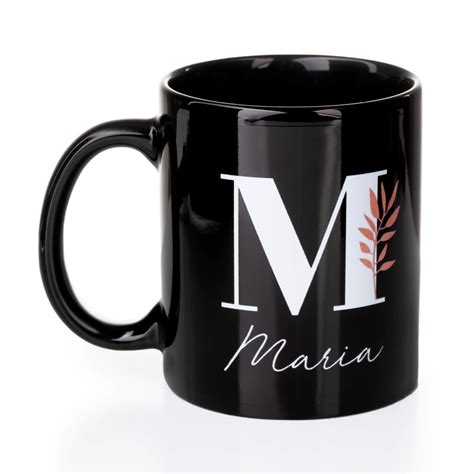 Schwarze Tasse Mit Foto Bedrucken Lassen Wanapix