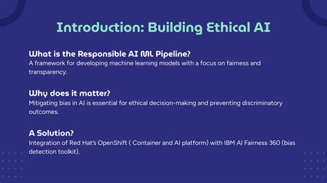 Responsible Ai Ml Pipeline Integrating Openshift And Ibm Ai Fairness