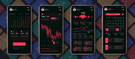 다른 ui ux gui 화면 피트니스 응용 프로그램과 모바일 애플 리 케이 션에 대 한 평면 웹 아이콘 응답 웹사이트 포함 웹