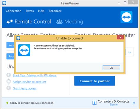How To Fix Teamviewer Not Running On Partner Computer