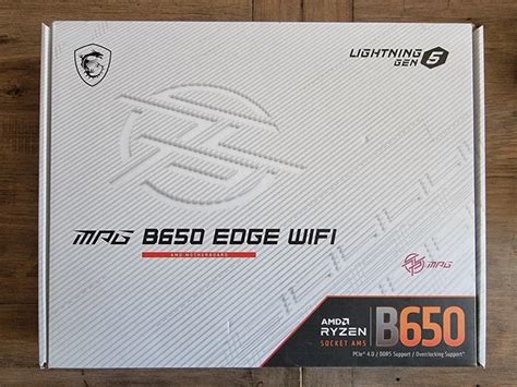 Msi Mpg B650 Edge Wifi Socket Am5 Amd Motherboard £182 72 Picclick Uk