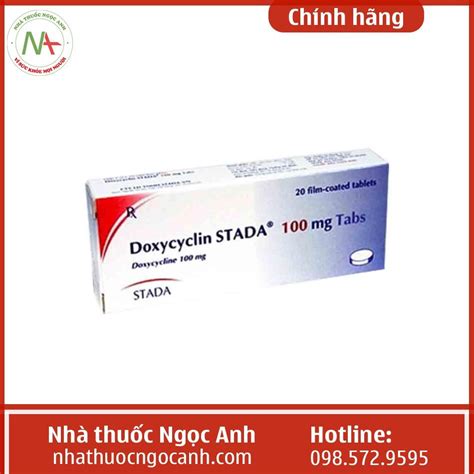 Thuốc Doxycyclin Stada 100mg Là Thuốc Gì Giá Bao Nhiêu Mua ở đâu