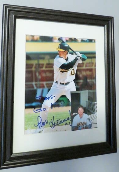 Oakland As Scott Hatteberg Signed Photo