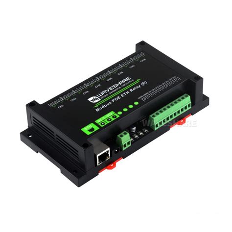 Buy Ch Ethernet Relay Module B With Digital Input Modbus RTU Modbus TCP Protocol PoE Port