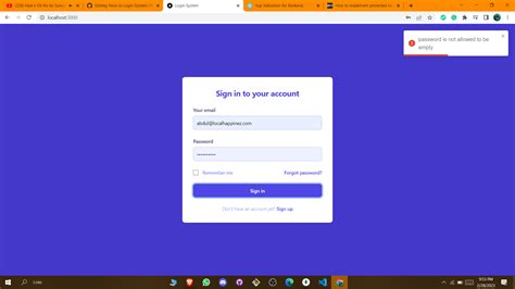 github abdullah moiz next js login system custom auth using next js with tailwind css json