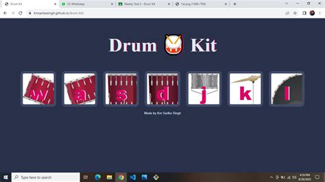 Github Kmsarikasinghdrum Kit