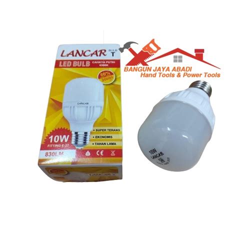 Jual Lampu Led Kapsul Bohlam Led Tabung Bolam Bulb Bulp Putih Watt W BJA Shopee Indonesia