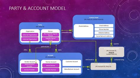 Data Glass Baseline Conceptual Models Party Account Model