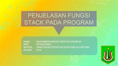 implementasi fungsi stack pada bahasa c youtube