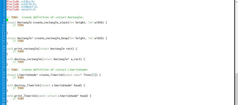 solved 1 struct rectangle create rectangle stack int width