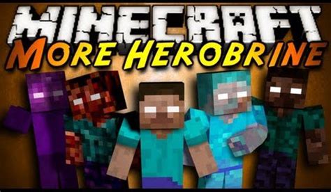 Mo Herobrines Mod For Minecraft 1 7 10 Minecraftings