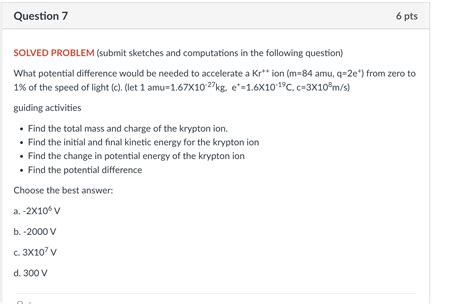 solved question 7 6 pts solved problem submit sketches and