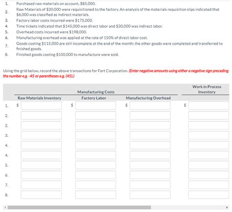 Solved Purchased Raw Materials On Account 85 000 Raw Chegg Com