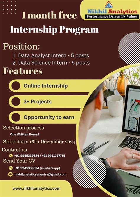 Nikhilguru Consulting Analytics Service Llp On Linkedin Join Nikhil Analytics Internship