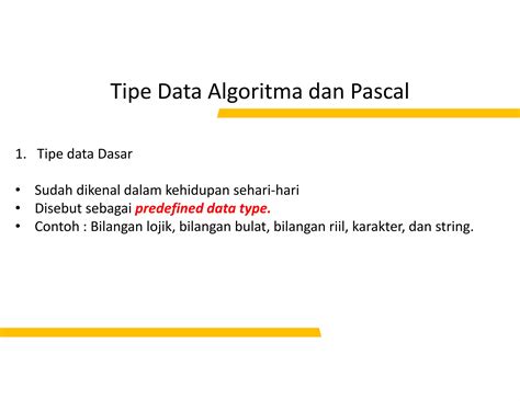 Algoritma And Pemograman 02 Variabel Dan Tipe Data Pdf