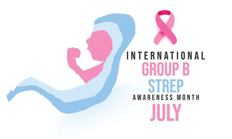 International Group B Strep Awareness Month Background Banner Card Poster Template