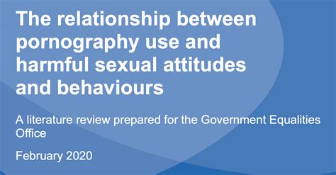 New UK Government Reports On Pornography And Harmful Sexual Behaviours