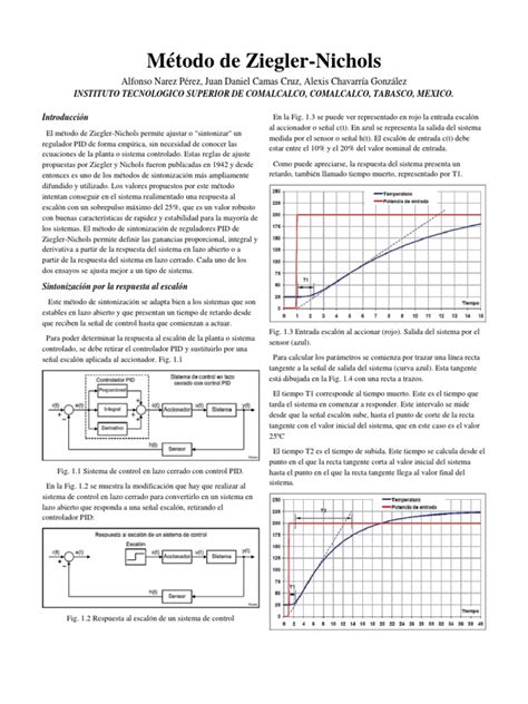 Metodo De Ziegler Nichols Pdf Systems Theory Electromagnetism
