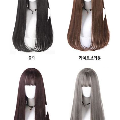 Hair Styling 통가발가발긴생머리긴머리여자가발 On Bunjang With Safe Global Shipping
