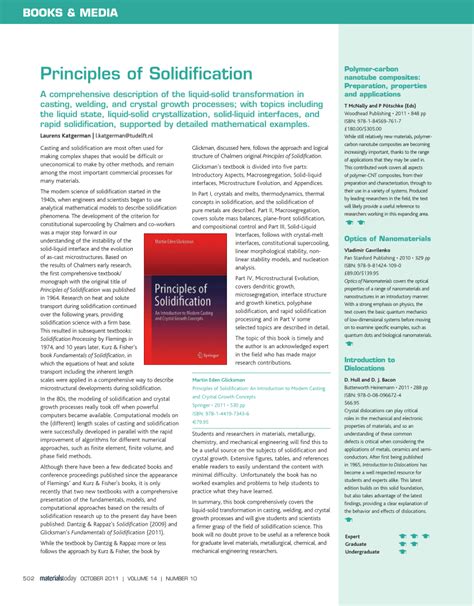 PDF Principles Of Solidification