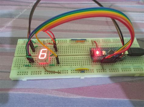 Interfacing 7 Segment Display With Arduino Nano