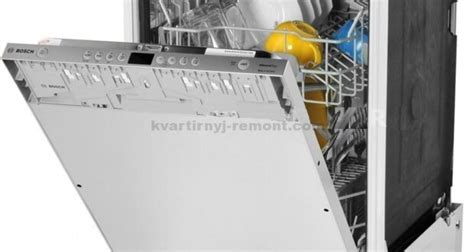 Как установить встроенную посудомоечную машину Bosch