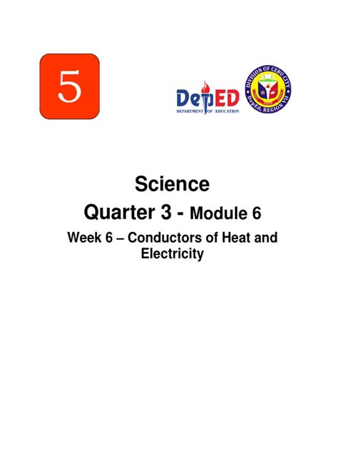 Revised 3rd Quarter Module 6 Week 6 Download Free Pdf Electrical Conductor Electrical
