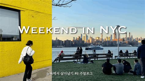 Nyc Vlog 뉴욕에서 살아남기 6 미국 직장인 주말 기록 생일 파티 하고 브루클린에서 빈티지 쇼핑 하는 일상 브루클린 맛집 리뷰 힐링한 주 말