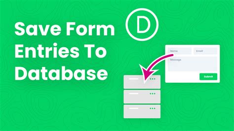 how to save divi contact form entries to the database tutorial by pee