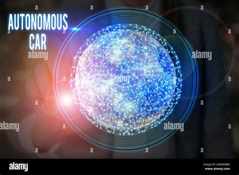 Handwriting Text Autonomous Car Conceptual Photo Vehicle That Can Guide Itself Without Human