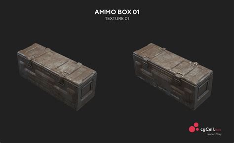Army Ammo Box 3d Model Rigged Cgtrader