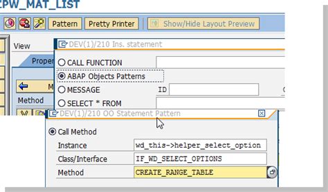 Adding Select Option To Abap Web Dynpro Component My Experiments With
