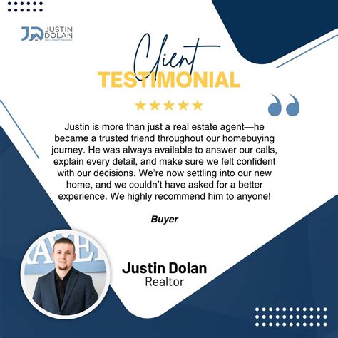 Justin Dolan Re On Linkedin Grateful Realestatejourney Tuesdaytestimonial Happyclients…
