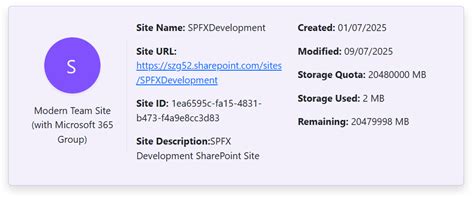 Get Current Sharepoint Site Information In Spfx