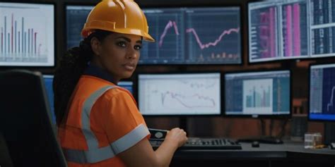 Premium Photo Female Engineer In A Control Room Women Engineer Operator Using Scada System