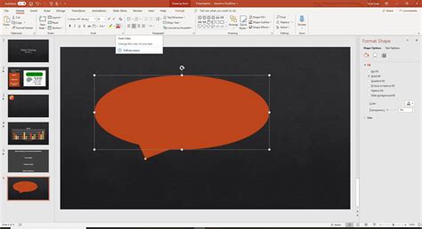 Adding A PowerPoint Callout To A Slide