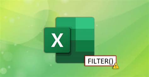 Filter Function Not Working In Excel Heres How To Fix It