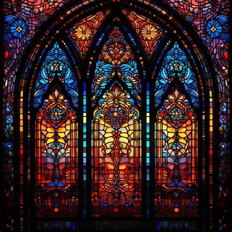 Gothic Stained Glass Window Wim Delvoyes Stained Glass Windows