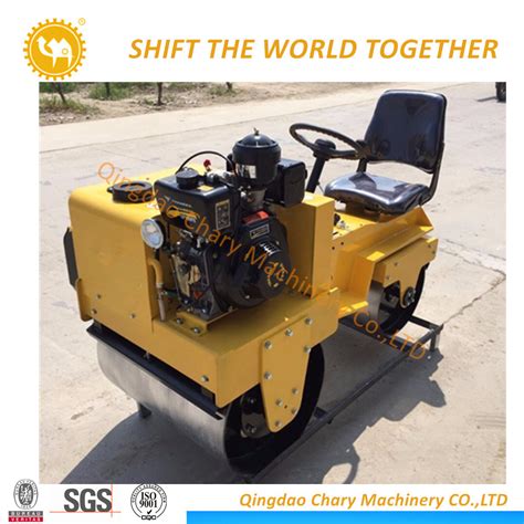 085 Ton Small Mini Tandem Self Propelled Vibratory Machine Road Roller