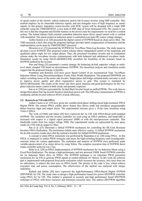 A Survey Space Vector Pwm Svpwm In 3φ Voltage Source Inverter Vsi