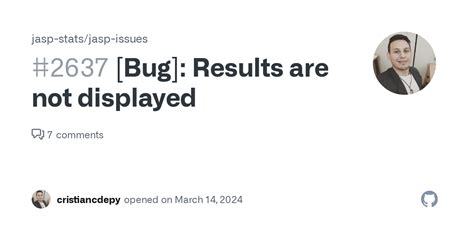 Bug Results Are Not Displayed · Issue 2637 · Jasp Statsjasp Issues · Github