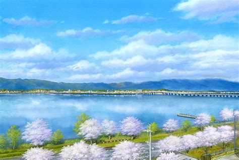 日本のアニメーション美術の創造者 山本二三展 天空の城ラピュタ火垂るの墓もののけ姫時をかける少女 佐川美術館 美術館展覧会