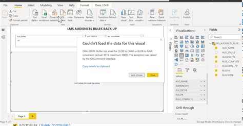 Couldnt Load The Data For This Visual Ora 22835 Microsoft Fabric Community