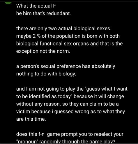 Intersex Cant Be Recognized I Guess Rselfawarewolves