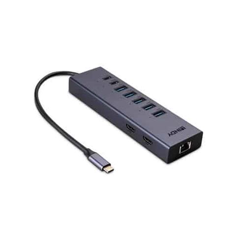 Lindy Dst Mini Duo Usb C Laptop Mini Docking Station 2x 4k Hdmi