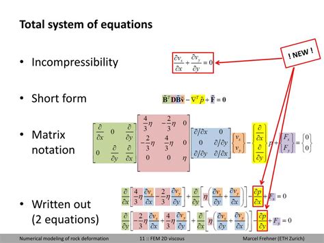 Ppt Numerical Modeling Of Rock Deformation 11 Fem In 2d For Viscous Materials Powerpoint
