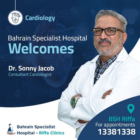 Dr Sonny Jacob Consultant Cardiologist With Over 22 Years Of Experience Has Joined Bahrain