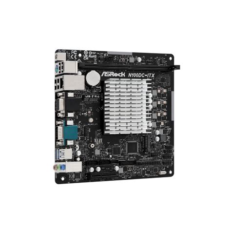 Uilas Asrock N100dc Itx Integrated Intel Quad Core N100 Mini Itx 1 Ddr4 Vga Hdmi Dc Jack