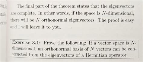 Eigenvector Basis Exercise In Susskinds Theoretical Minimum Quantum