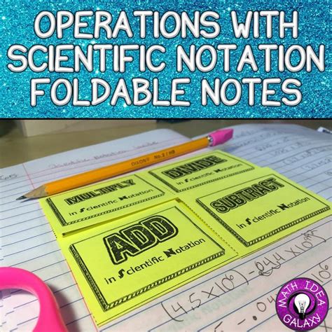 Teaching Operations With Scientific Notation With Discovery Labs Scientific Notation